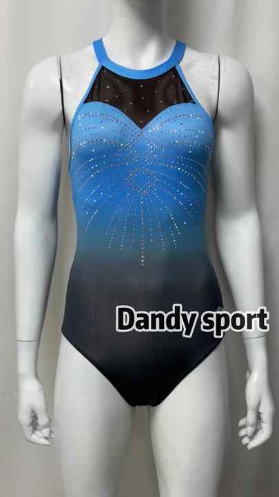 Customized Gym Leotard Dance Gymnastic Ballet Fitness Tight Gradient ...