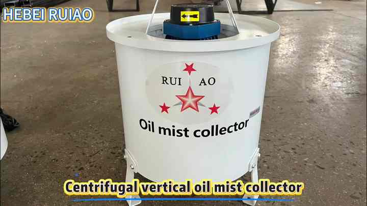 New Vertical Centrifugal Oil Mist Recovery Device with 95% Efficiency ...
