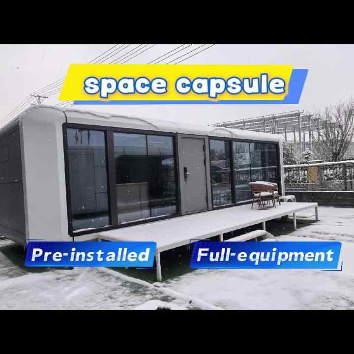 SQXC Modern Luxury Camping Capsule House Prefabricated Steel Space ...