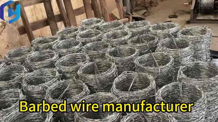 Double Wire Reverse Twist Hot Dip Galvanized Barbed Wire 2mm Wire 50m ...