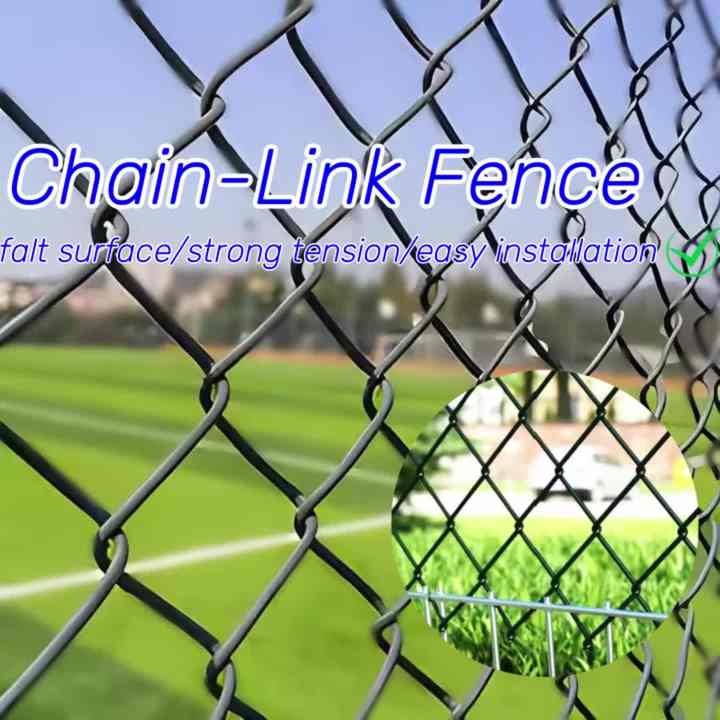 High Quality Garden Fencing Panel Outdoor PVC Black Vinyl Coated ...