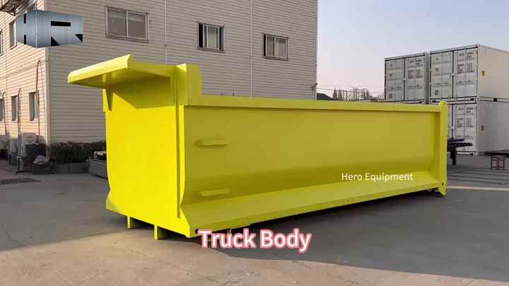 Large Capacity Dump Truck Body Steel and Aluminium Parts New Condition ...