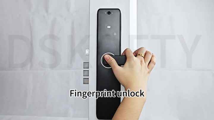 Smart Lock with People Hole Camera & Anti-Thief Features