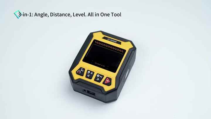 Professional 3-in-1 Laser Level: Distance Meter,Angle Finder & Auto ...