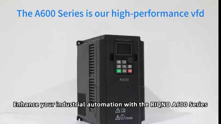 RIQNO A600 Series VFD 5kw Single Phase to 3 Phase 220V Inverter Support ...