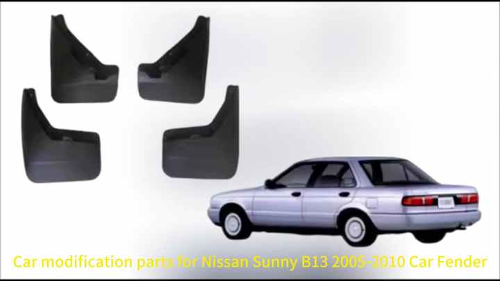 Car Parts PP+TPR Car Splash Guards Mudguard Mudflaps Fender for Nissan ...