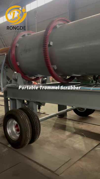 Rotary Scrubber Trommel Scrubber for Aggregate Stone Sand Gravel Quartz ...