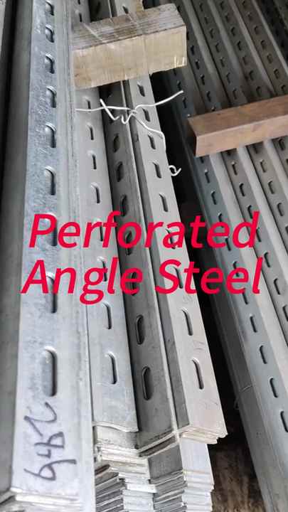 Chinese Factory Perforated Angle Iron Slotted Angle Bar for Bracket ...