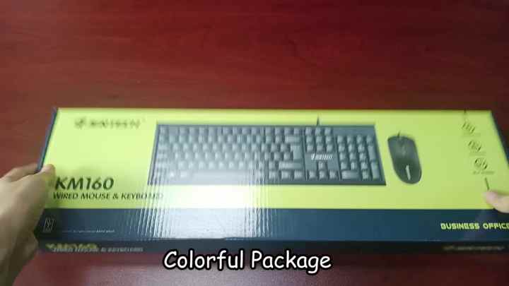 JERTECH K160 Best Seller Key Board and Mouse Set Sama Office 104 Keys ...