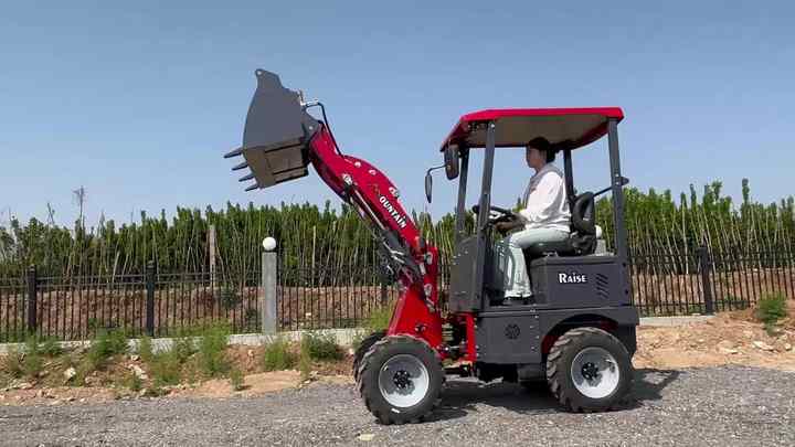 Electric Articulated Mini Loader Electric Equipment Loader Electric ...