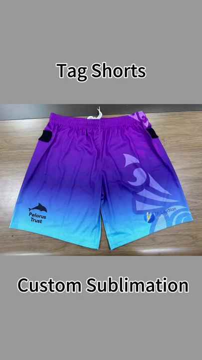 Aboriginal Indigenous Tag Rugby Shorts - Lightweight & Durable