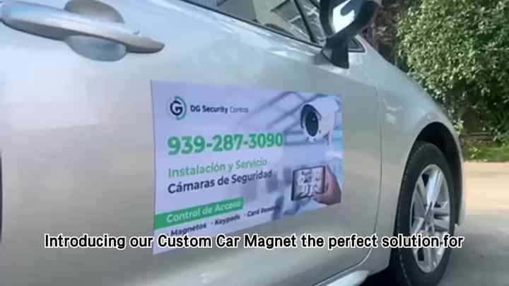 Business Fridge Magnet Advertising Magnetic Car Sticker for Any ...
