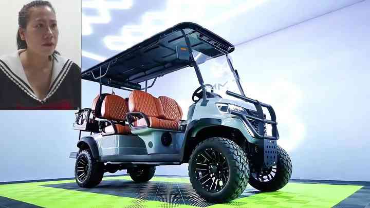 Golf Car 2026 New Design 6 Seater Golf Cart Electric Motor 72v Battery ...