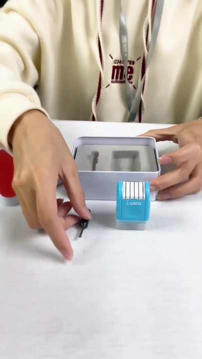 R-1840 WES Custom Eco-friendly Plastic Ink Stamp Roller for Office Use ...
