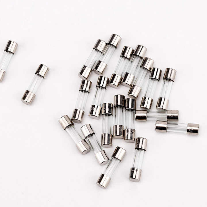 5a 5 * 20mm Automotive Electronic Glass Tube Electric Fuses