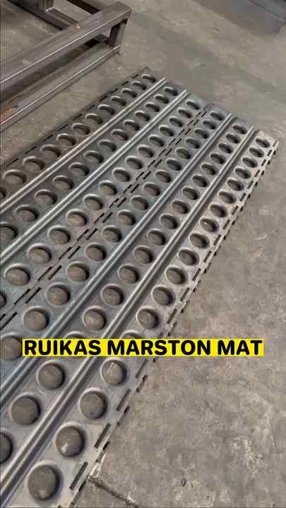 Rugged Perforated Steel Planking and Marston Matting for Heavy-Duty ...