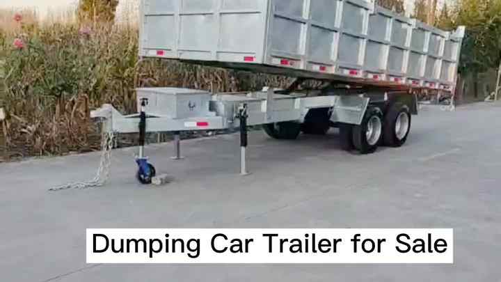 3500kg Tipper Trailer Tractor Trailers 6 by 10 Farm Dump Trailer for ...
