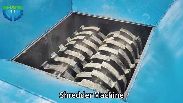 Mini Scrap Metal Shredder Industrial Waste Double Shaft Shredder ...