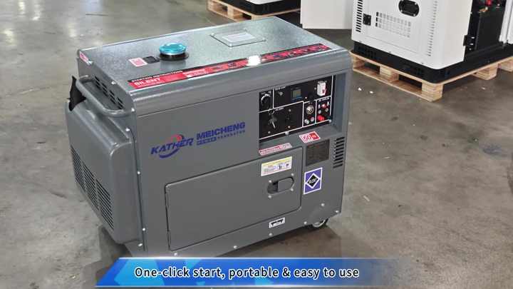 KATHER Silent Diesel Generator 3KVA 5KVA 8KVA 10KVA 20KVA Genset ...