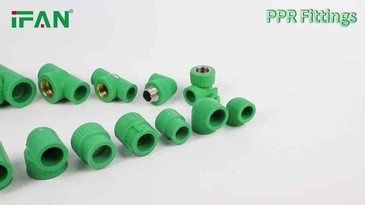 IFAN Green PN25 PPR Pipe Fittings Elbow 20-110mm PPR Fittings All Types ...