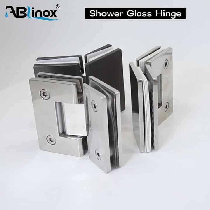 Modern Brushed Shower Room Glass Clamp 304 Stainless Steel Wall Mounted ...
