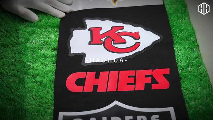 Customizable NFL Design Heat Transfer Stickers for Business