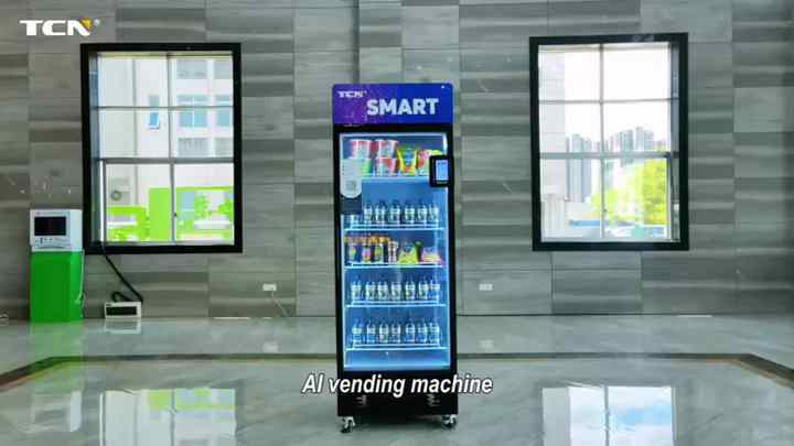 Smart Fridge Vending Machine - 406L Cooler for Fresh Food | Cloud-Based ...