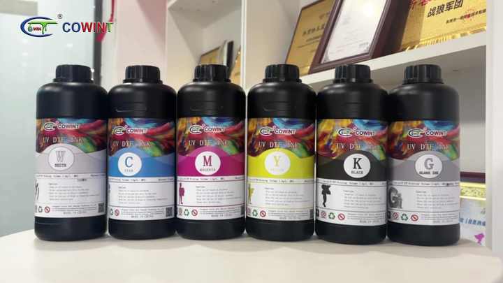 1000ML UV Printer Printing Ink CMYK White Varnish UV LED Cured Ink for ...