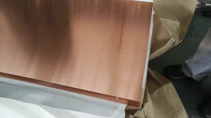 99.99% Pure Copper Plate C1100 C18200 C70600 T2 C11000 C10100 Oxygen ...