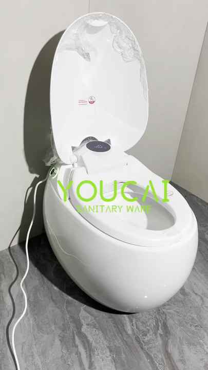 Smart Toilet with Remote Control - Coloful Egg Sanitarios
