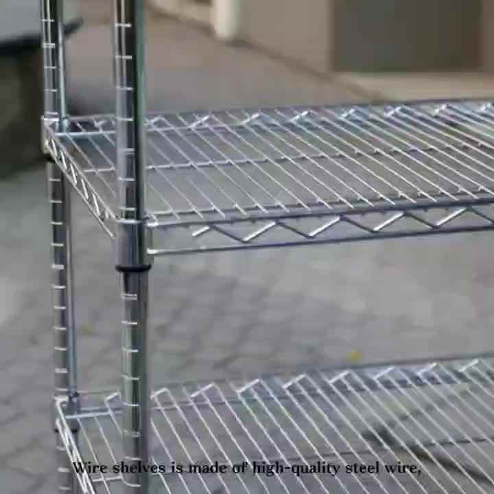 Wholesale Multilayer Wire Mesh Shelves for Kitchen & Storage