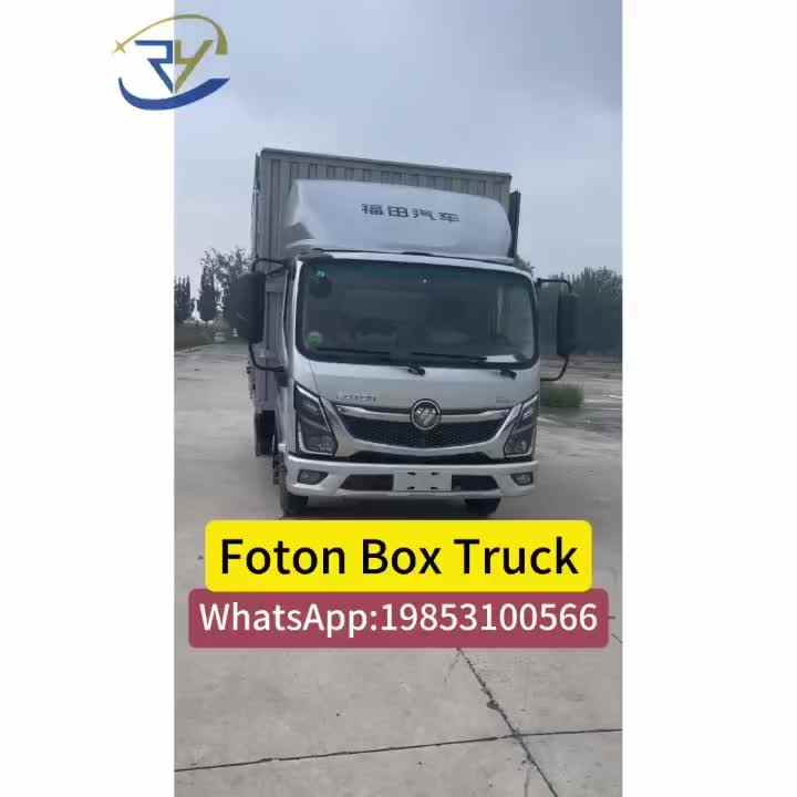 Foton Light Truck China Cheap Diesel Van Cargo Truck New Condition 4x2 ...