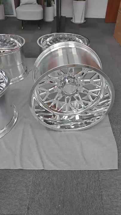 KYKY 22x14 24x12 24x14 26x14 Custom Polished 8x170 8x180 8x6.5 6x5.5 ...