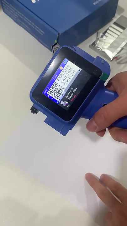 Mini Handheld Coding Batch Logo Expiry Date Machine Hand Held Inkjet ...
