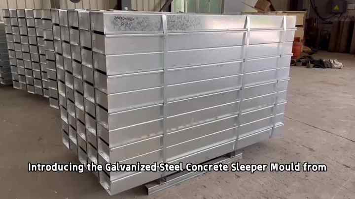 Precast Concrete Sleeper Moulds BIS/JIS Certified Q235 Steel Sheet Tray ...