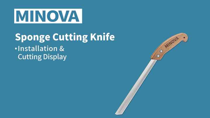 MINOVA Special Sponge Cutting Knife Replaceable 6Pcs Blades Sofa ...