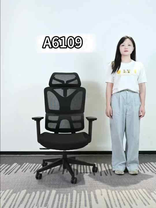 Modern Large Size Office Chair with Adjustable Height Swivel Aluminum ...