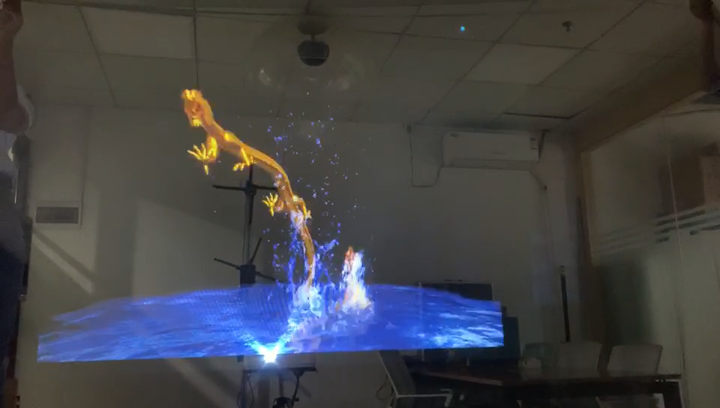 3D Holographic Mesh Projector Screen - Pepperscrim Display