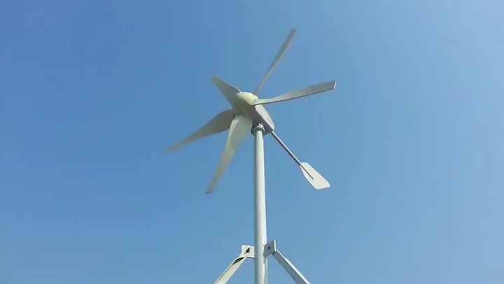 10kw Horizontal Wind Power Turbine Wifi App All in One Windmills for ...