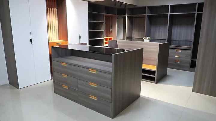 Modern Baltic Wardrobe MDF Luxury Walk-In Closet Bedroom Hotel Storage ...