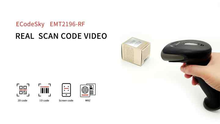 EMT2196-RF DPM Industrial Barcode Scanner PCB Metal Scanner Gun ...