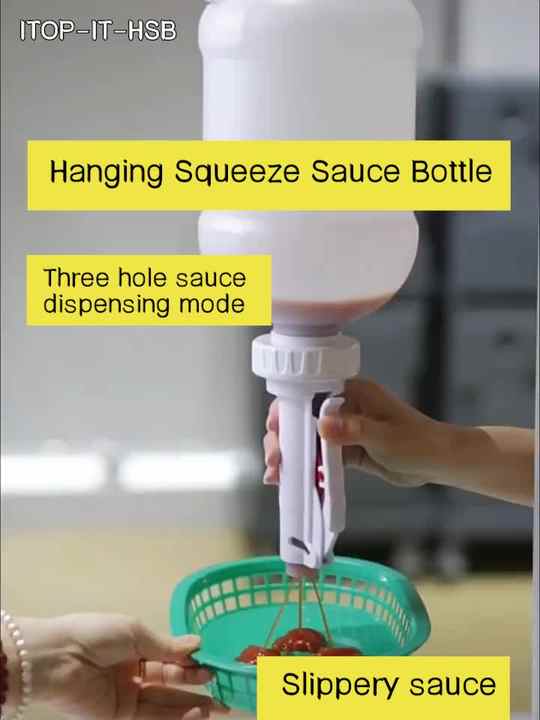 5.5l Big Capacity Sauce Dispenser Refillable and Leak-proof Design ...