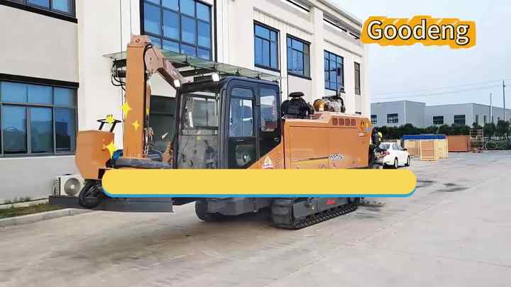 Goodeng 52ton Horizontal Directional Drilling Rig 194kW Rotary Drilling ...