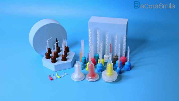 dental laboratory impression material mixing tips dynamic teal plastic ...