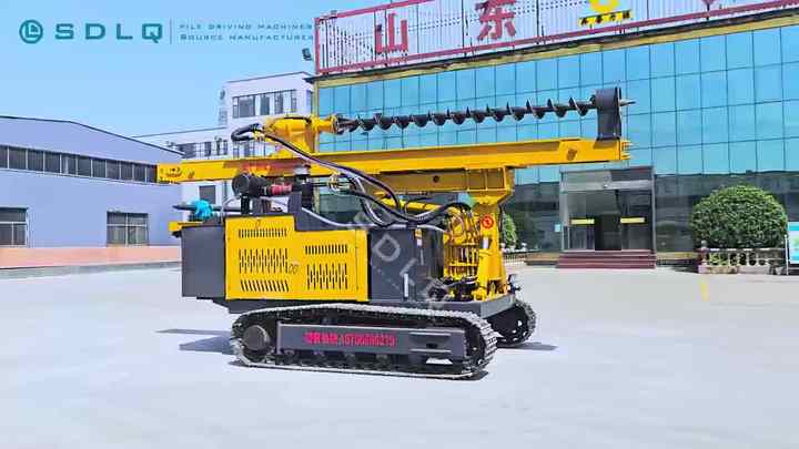 SDLQ 4M Hydraulic Solar Pile Driver Zonnepaneel Plant Stapel Rammen ...