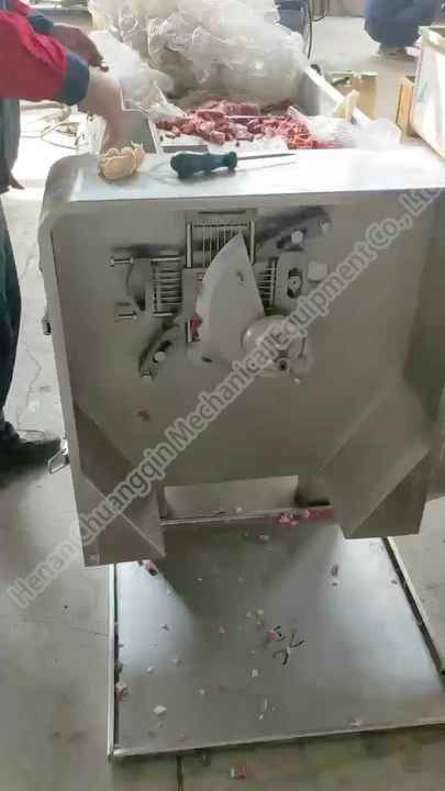 Goat Dice Cuber Machine Commercial Meat Cube Cutter Frozen Meat Dicing ...