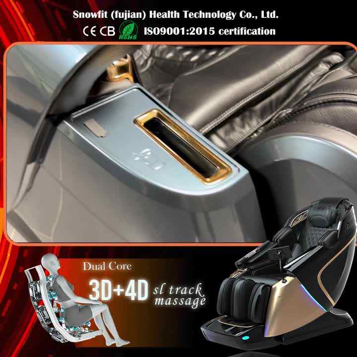 Electric 4D Massage Chair - Dual Core Thai Stretch 2024