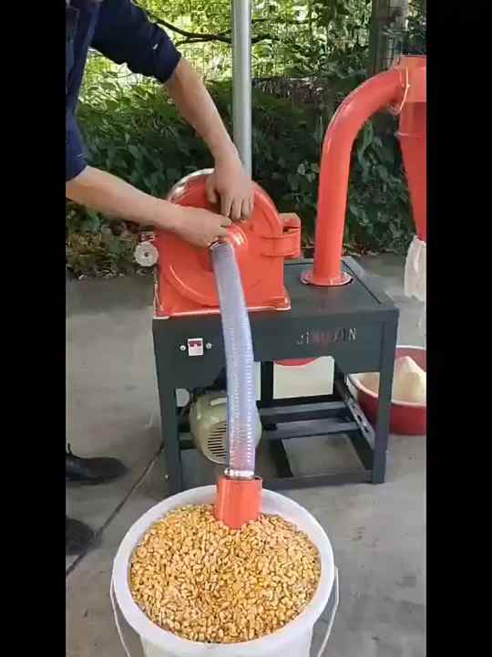 Fully Automatic Self-Priming Motor 220V Rice Corn Grain Grinder Poultry ...