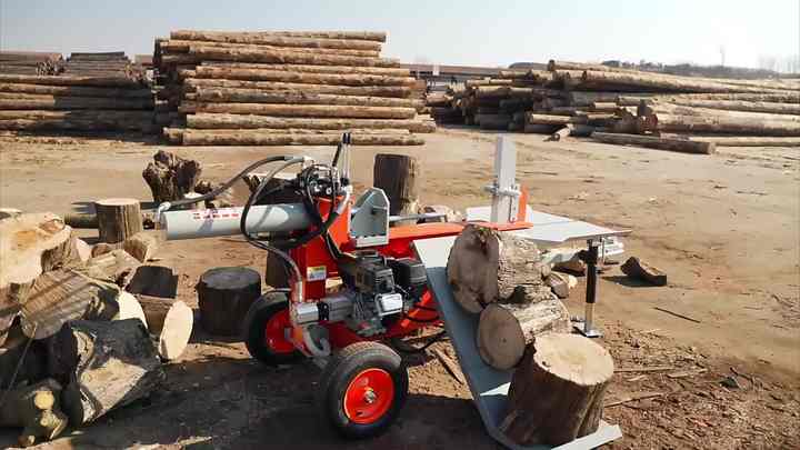 Woer Fire Wood Chopping Machine Log Cutter and Firewood Processor ...