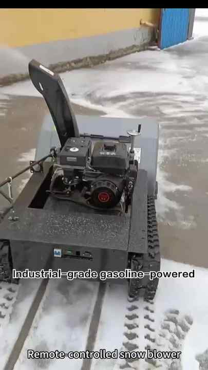 SBGU Professional Remote Control Snow Blower | 10HP Gasoline Powered ...